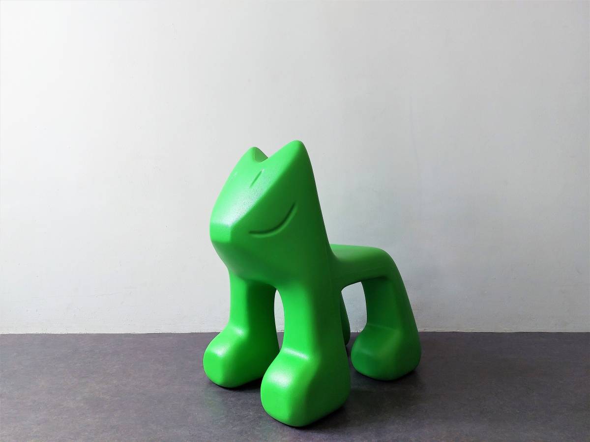 Green 'Julian' children's chair by Javier Mariscal for Magis, Italy ...