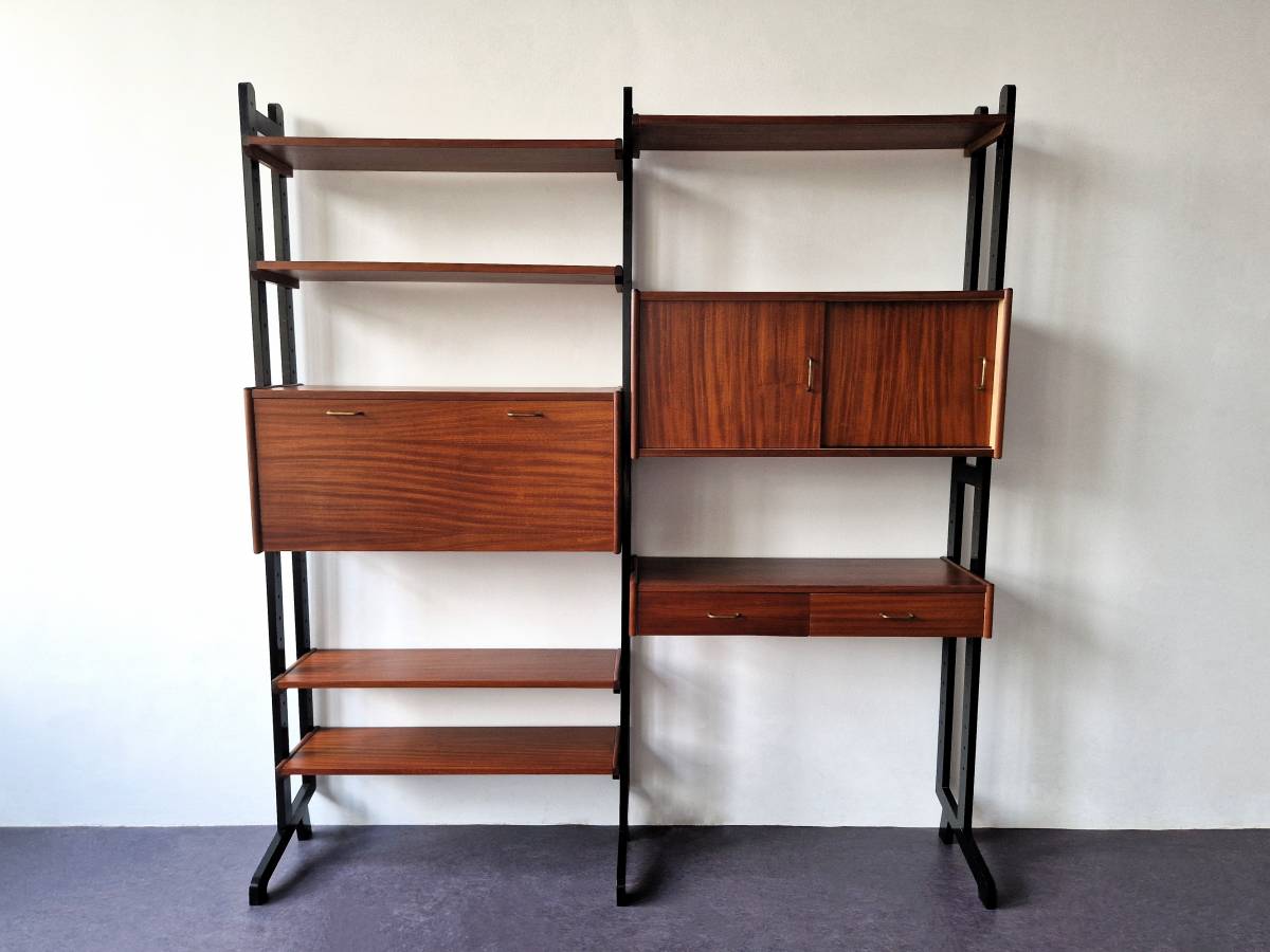 Vintage modular wall unit for Simpla Lux, The Netherlands 1960's ...